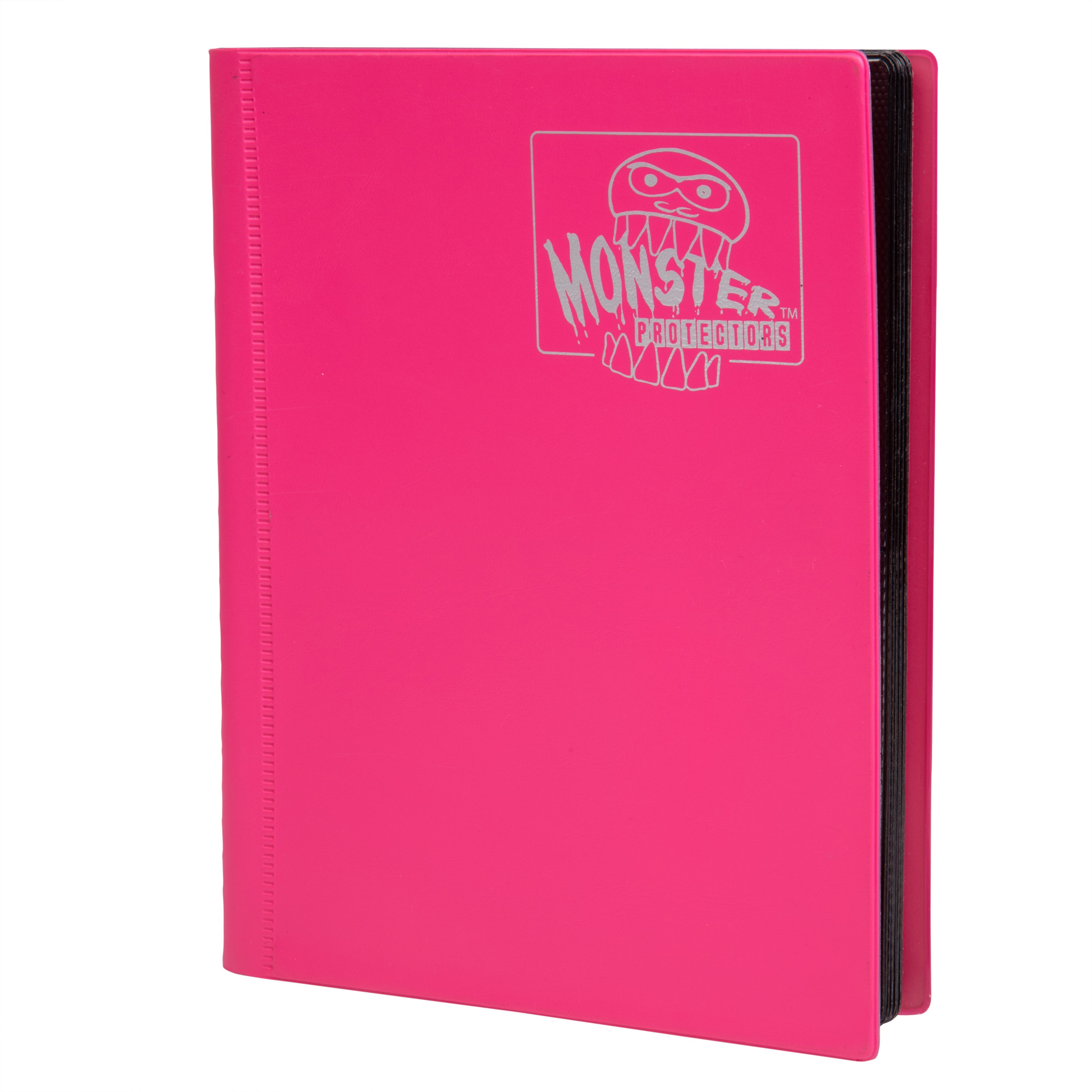 Binder - 4-Pocket Side-Loading Matte - Pink - Monster Protectors ...