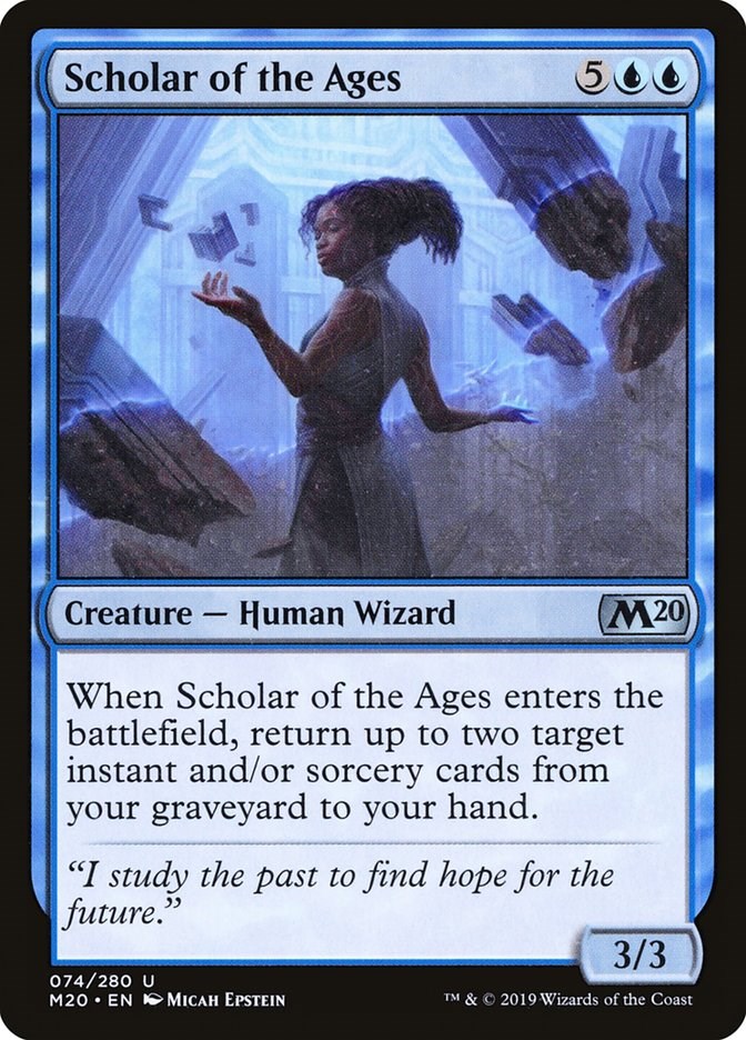 Scholar of the Ages - Core Set 2020 - Magic: The Gathering
