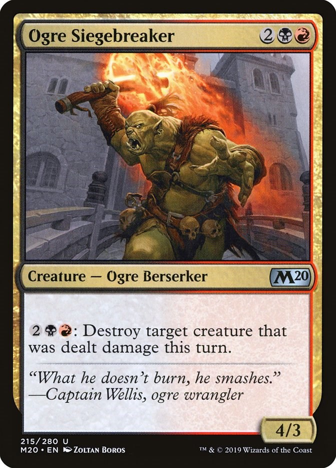 Ogre Siegebreaker - Core Set 2020 - Magic: The Gathering