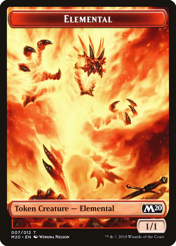 Elemental Token - Core Set 2020 - Magic: The Gathering