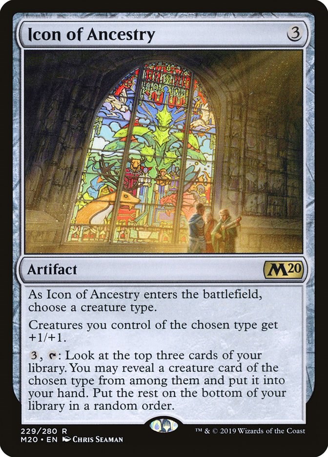 Icon of Ancestry - Core Set 2020 - Magic: The Gathering