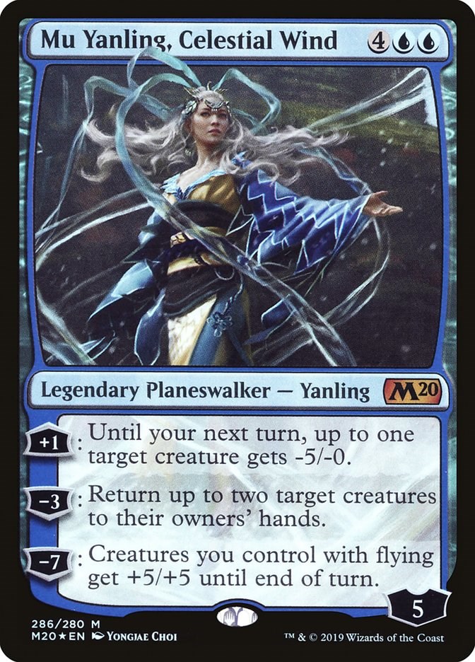 Mu Yanling, Celestial Wind - Core Set 2020 - Magic: The Gathering