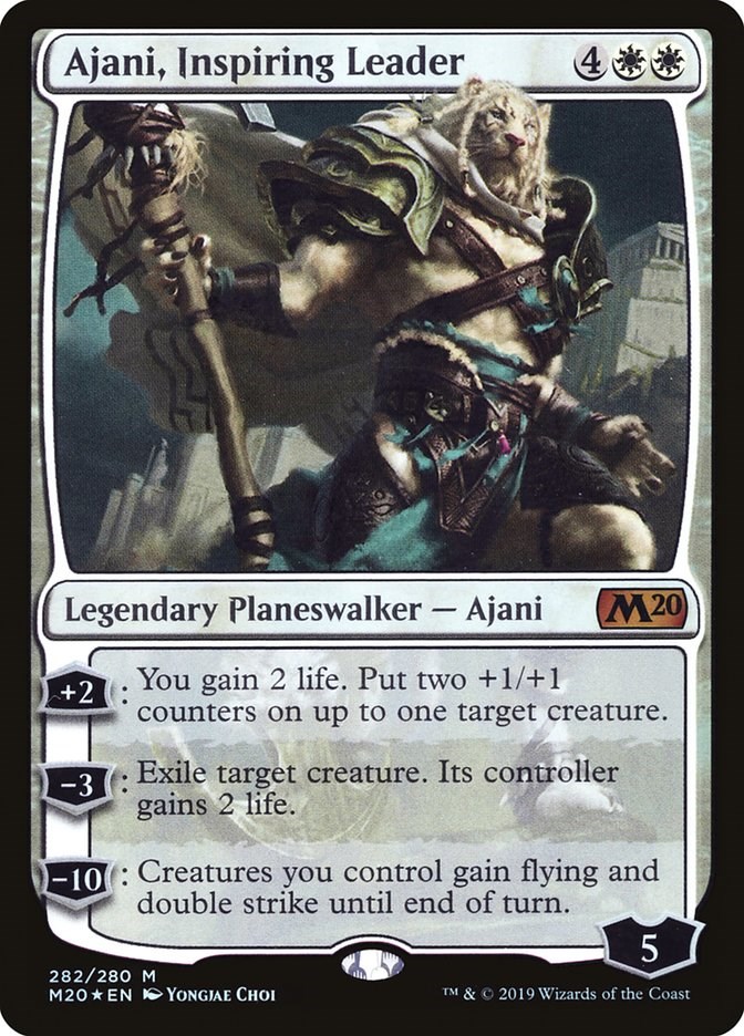 Ajani, Inspiring Leader - Core Set 2020 - Magic: The Gathering