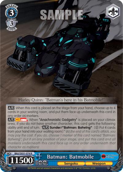 Batman: Batmobile - Batman Ninja - Weiss Schwarz