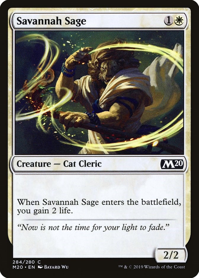 Savannah Sage - Core Set 2020 - Magic: The Gathering