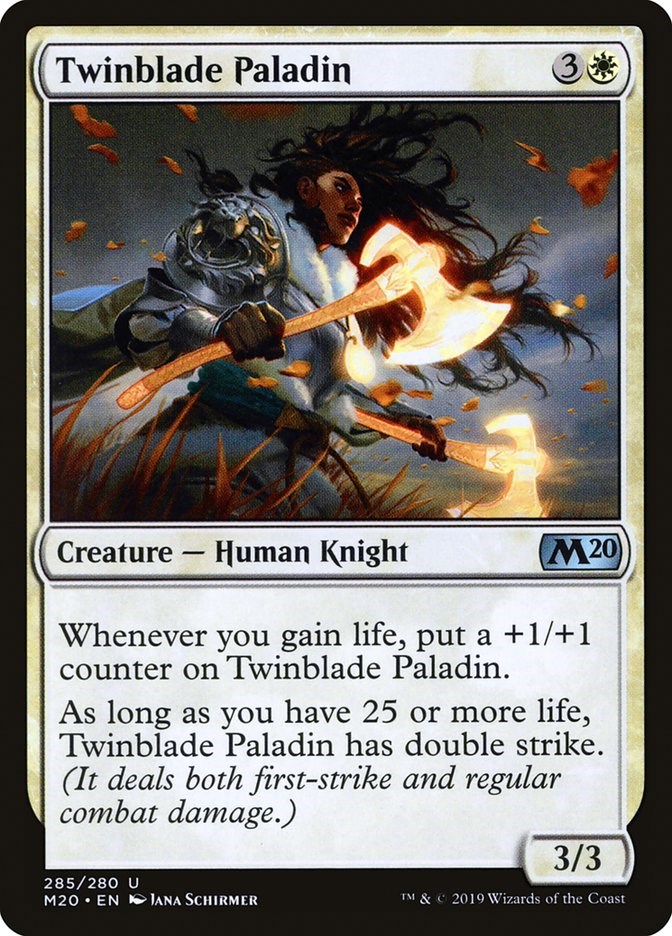 Twinblade Paladin - Core Set 2020 - Magic: The Gathering