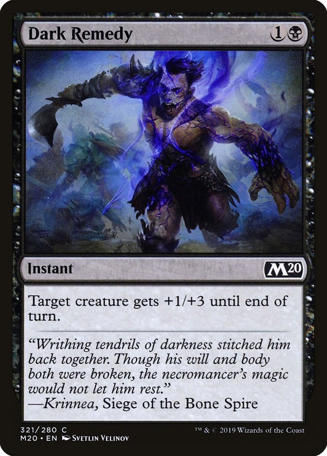 Dark Remedy - Core Set 2020 - Magic: The Gathering