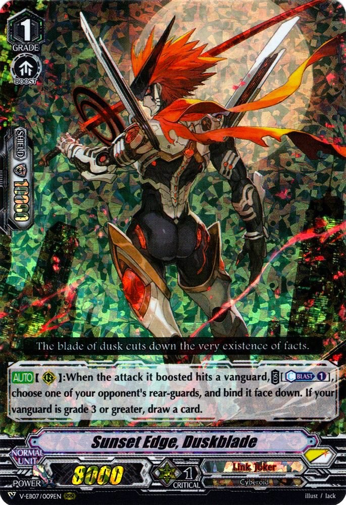 Sunset Edge, Duskblade - V-EB07: The Heroic Evolution - Cardfight Vanguard