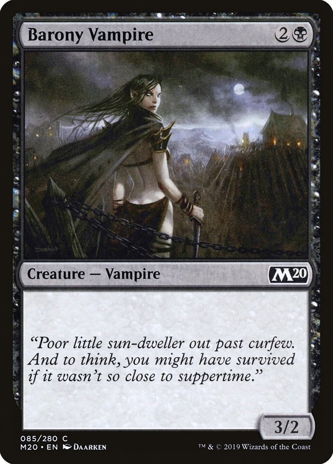 Barony Vampire - Core Set 2020 - Magic: The Gathering