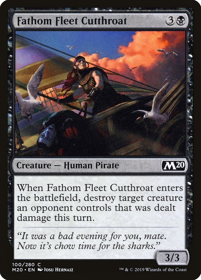 Fathom Fleet Cutthroat - Core Set 2020 - Magic: The Gathering