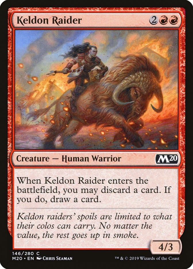 Keldon Raider - Core Set 2020 - Magic: The Gathering