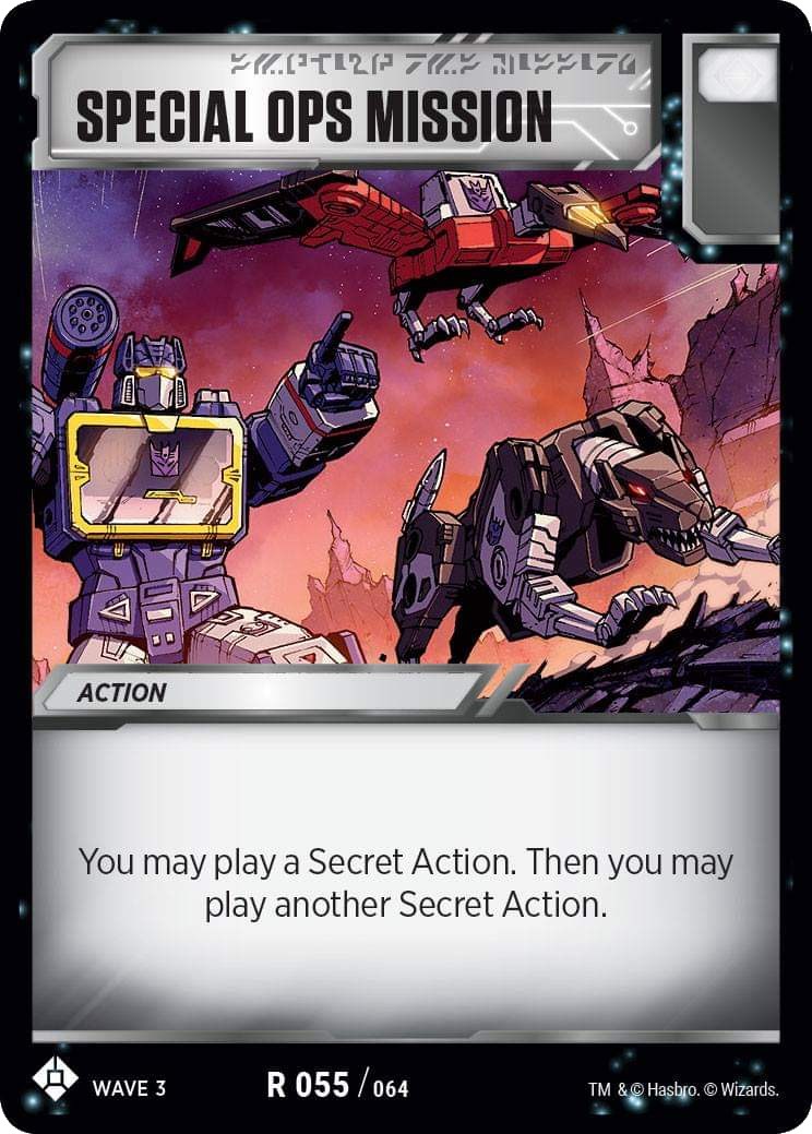 Special Ops Mission - War for Cybertron: Siege I - Transformers TCG