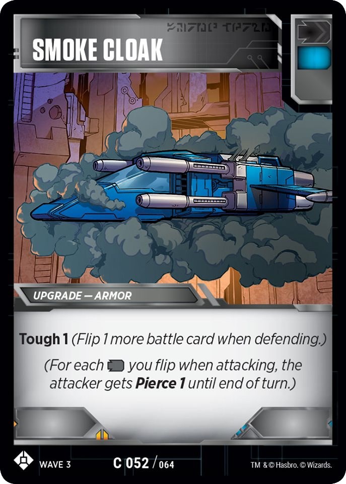 Smoke Cloak - War for Cybertron: Siege I - Transformers TCG