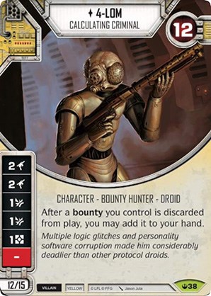 4-LOM (Card Only) - Spark of Hope - Star Wars: Destiny