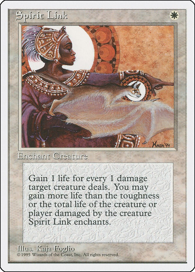 Spirit Link - Fourth Edition - Magic: The Gathering