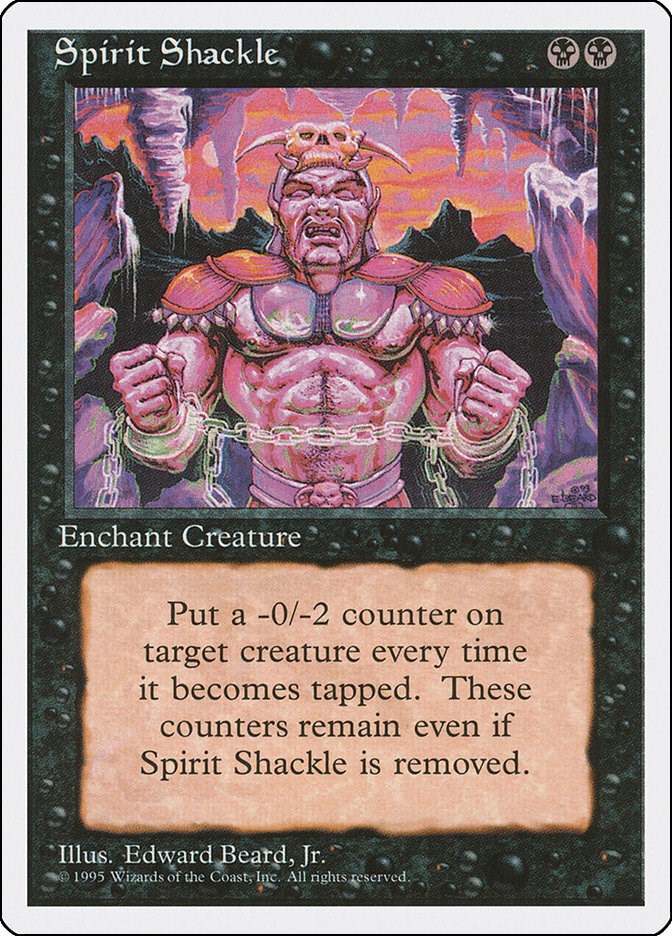 Spirit Shackle - Fourth Edition - Magic: The Gathering