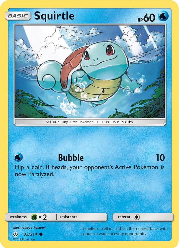 Squirtle - 33/214 (Premium Collection Promo) - Blister Exclusives - Pokemon