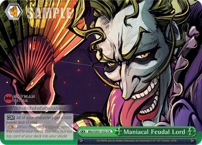 Maniacal Feudal Lord - Batman Ninja - Weiss Schwarz