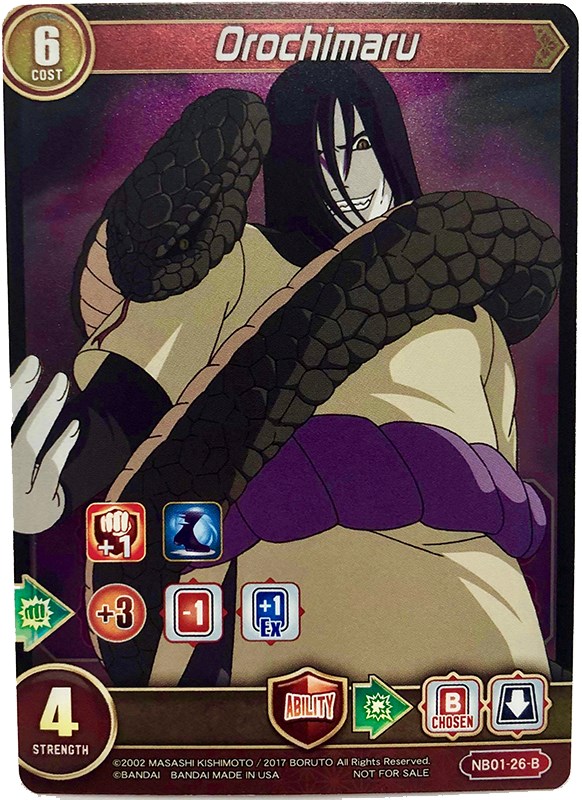 Orochimaru - NB Tournament Pack Cards - Chrono Clash System