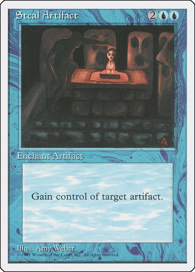 Steal Artifact - Fourth Edition - Magic: The Gathering