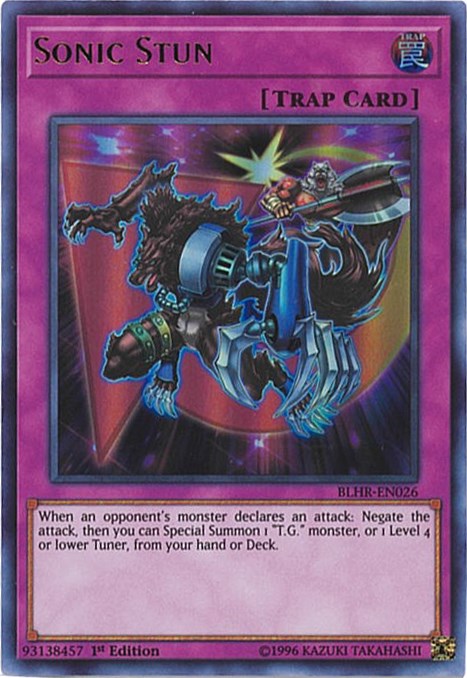Sonic Stun - Battles of Legend: Hero's Revenge - YuGiOh