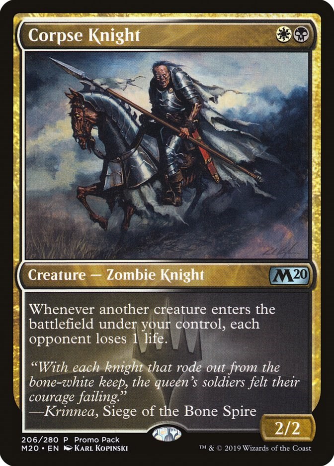 Corpse Knight - Promo Pack: Core Set 2020 - Magic: The Gathering