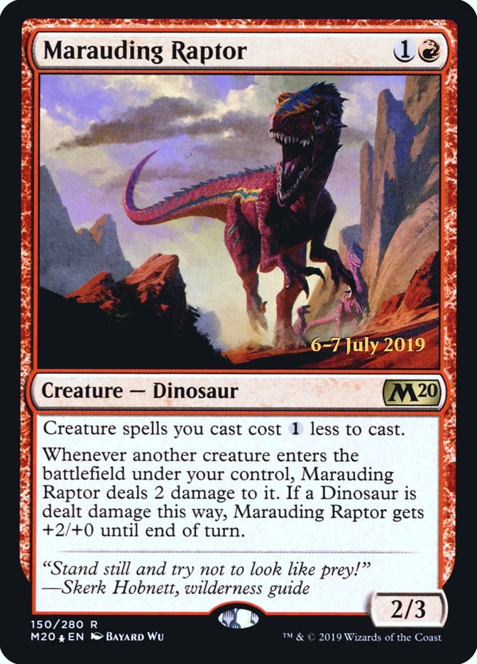 Marauding Raptor - Prerelease Cards - Magic: The Gathering