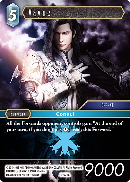 Vayne - Opus IX - Final Fantasy TCG