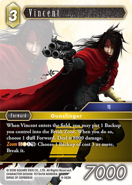 Vincent - Opus IX - Final Fantasy TCG