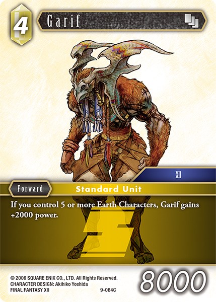 Garif - Opus IX - Final Fantasy TCG