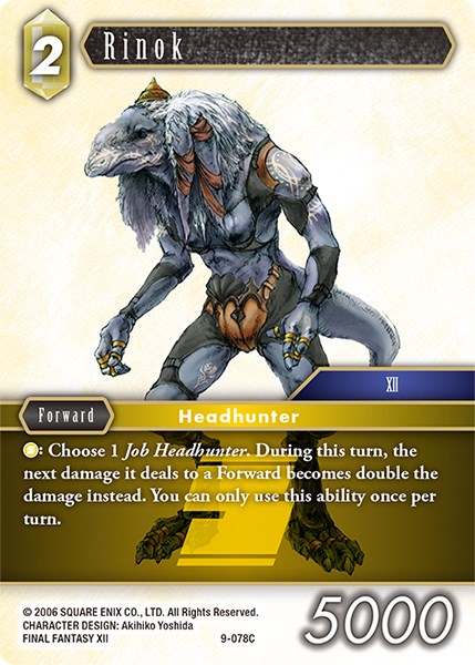 Rinok - Opus IX - Final Fantasy TCG