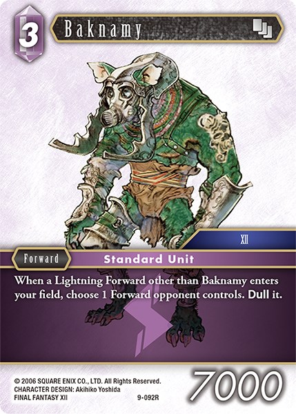 Baknamy - Opus IX - Final Fantasy TCG