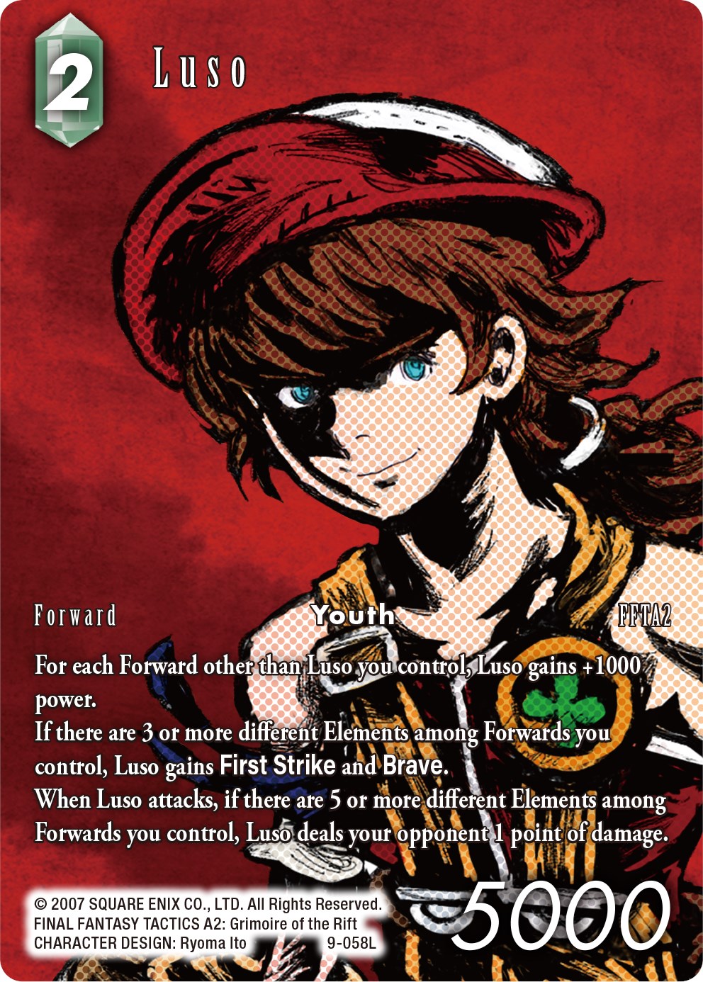 Luso (Full Art) - Opus IX - Final Fantasy TCG