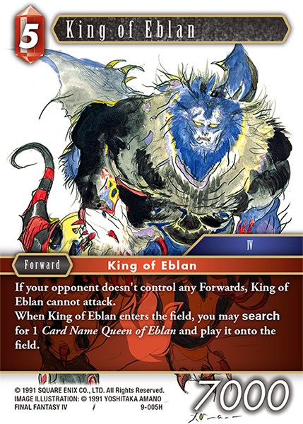 King of Eblan - Opus IX - Final Fantasy TCG