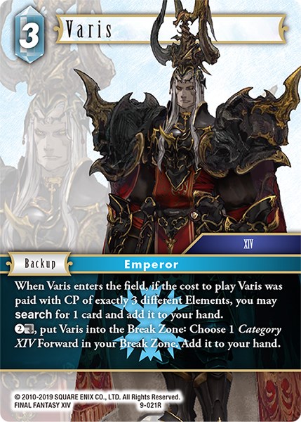 Varis - Opus IX - Final Fantasy TCG