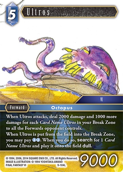 Ultros - Opus IX - Final Fantasy TCG