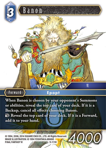 Banon - Opus IX - Final Fantasy TCG