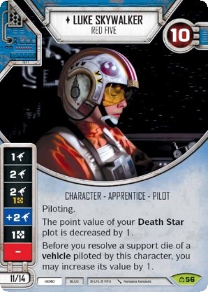 Luke Skywalker - Red Five (Card Only) - Covert Missions - Star Wars ...