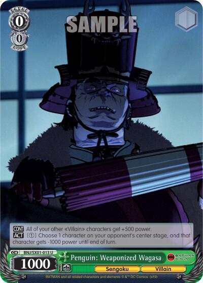 Penguin: Weaponized Wagasa - Batman Ninja - Weiss Schwarz