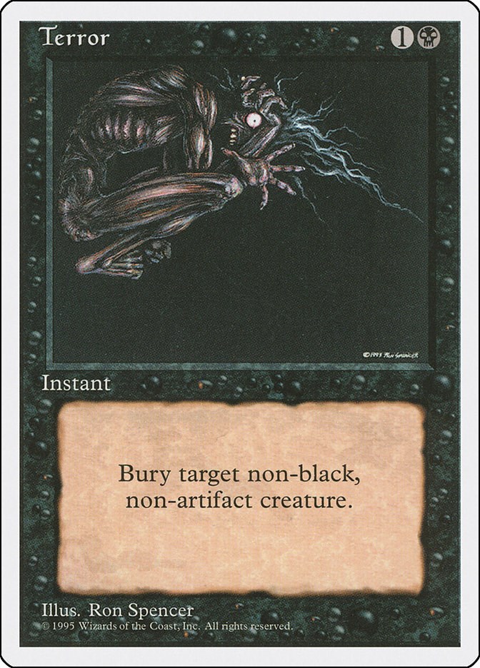 Terror - Fourth Edition - Magic: The Gathering