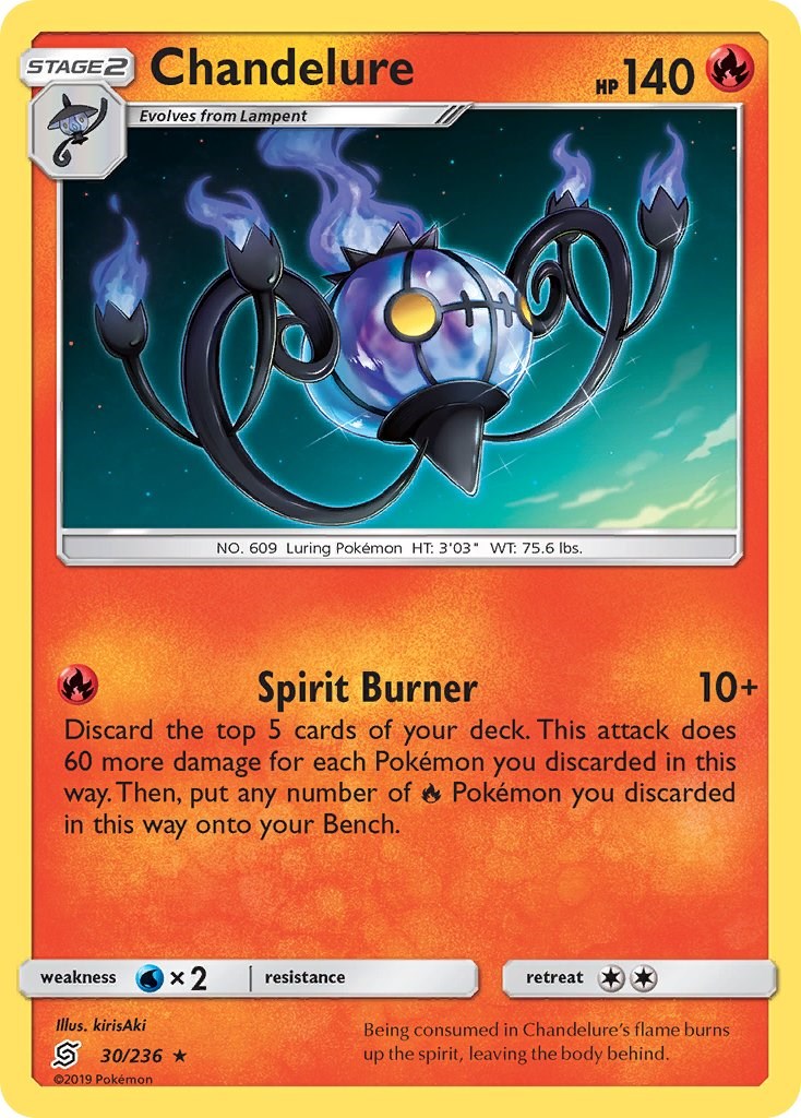 Chandelure - SM - Unified Minds - Pokemon