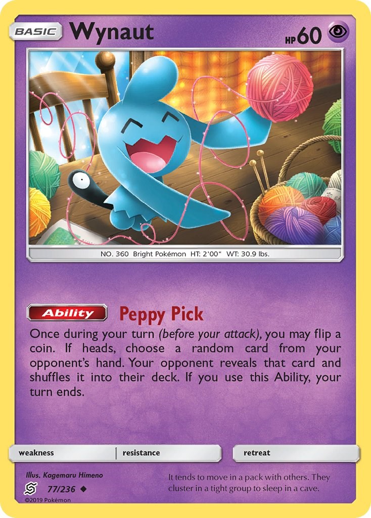 Wynaut - SM - Unified Minds - Pokemon