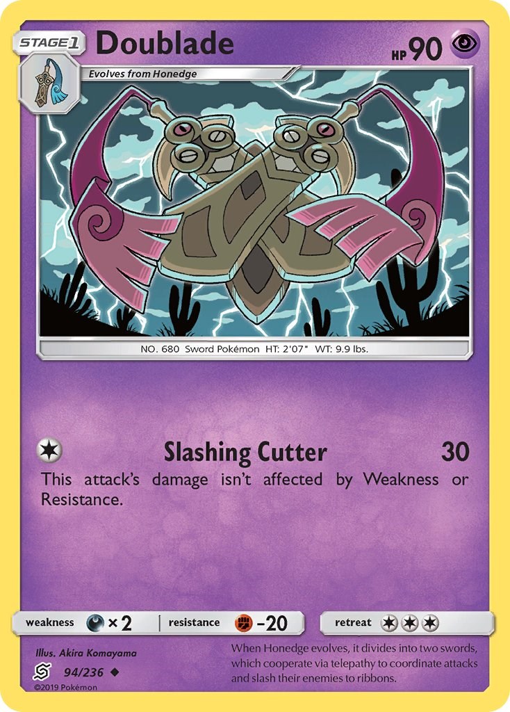 Doublade - SM - Unified Minds - Pokemon