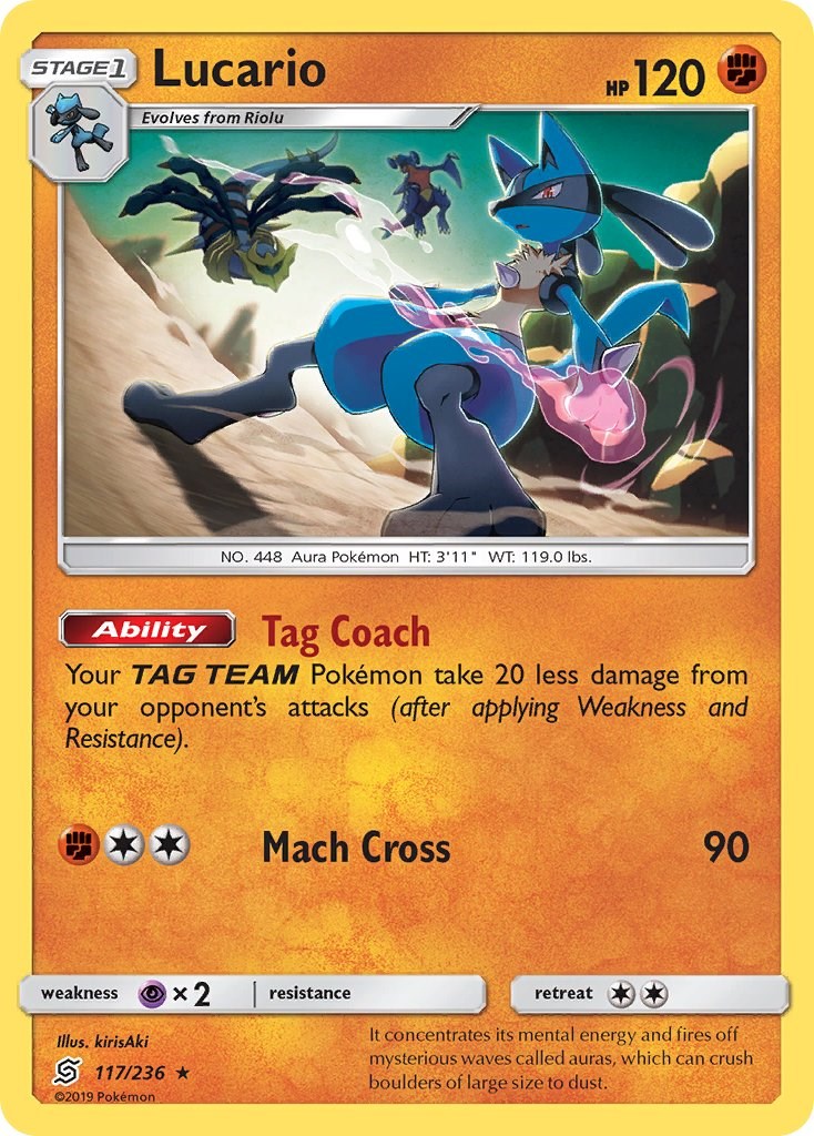 Lucario - SM - Unified Minds - Pokemon