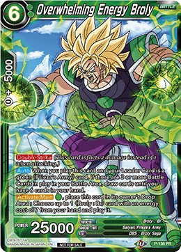 Overwhelming Energy Broly (Series 7 Super Dash Pack) - Promotion Cards ...