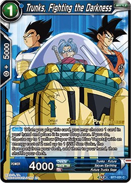 Trunks, Fighting the Darkness - Assault of the Saiyans Pre-Release ...