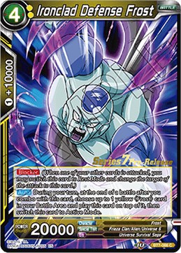Ironclad Defense Frost - Assault of the Saiyans Pre-Release Cards ...