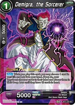 Demigra, the Sorcerer - Assault of the Saiyans Pre-Release Cards ...