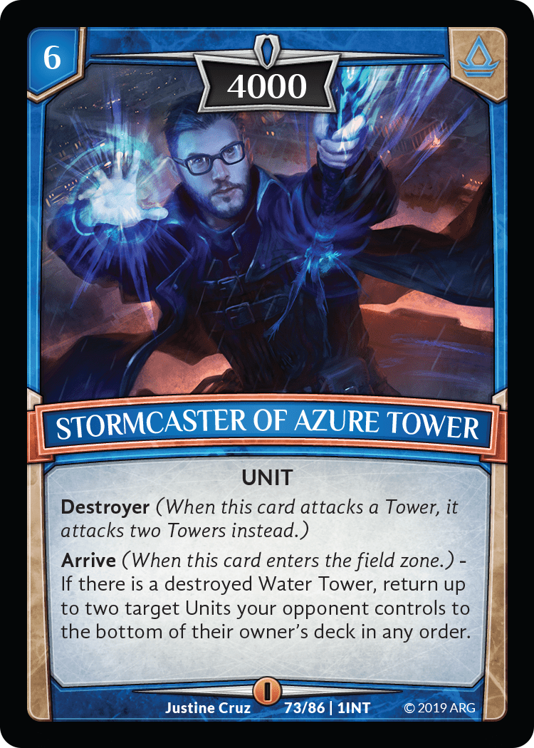 Stormcaster of Azure Tower - Intro Decks - 2019 - Argent Saga TCG
