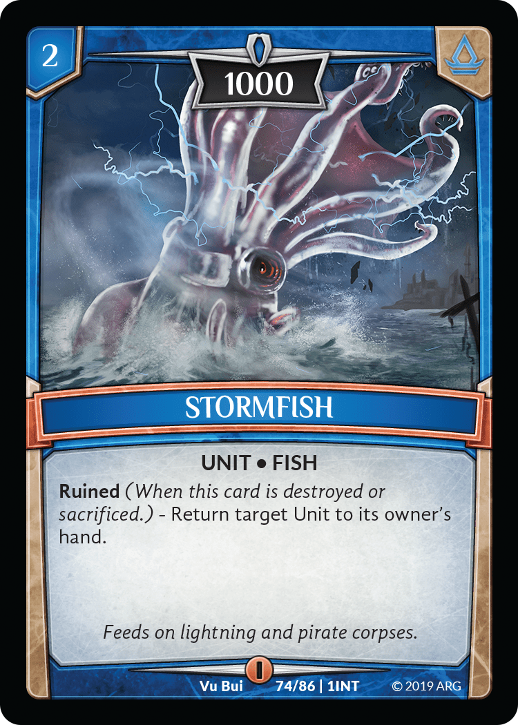Stormfish - Intro Decks - 2019 - Argent Saga TCG